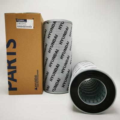 Κίνα Υδραυλικό φίλτρο εκσκαφέα με 99% απόδοση φιλτραρίσματος, Θερμοκρασία λειτουργίας -40°C έως 100°C και 3 μήνες εγγύηση προς πώληση