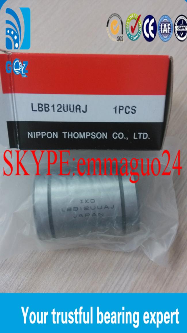 Metric Standard Open Linear  Ball Bearing With Multi Column Rows LBB12UUAJ