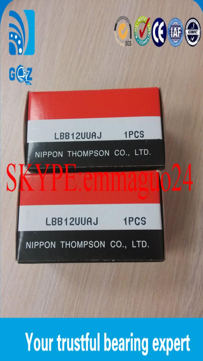 LM60UU Friction Smallest Linear Motion Bearings High Precision With Rolling Body