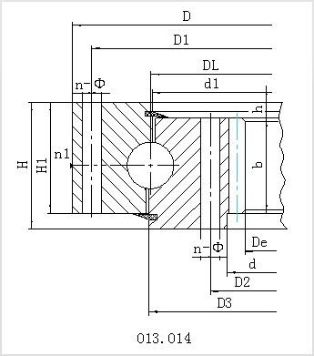 small slewing bearing 013.25.315 slewing ring bearing manufacturers