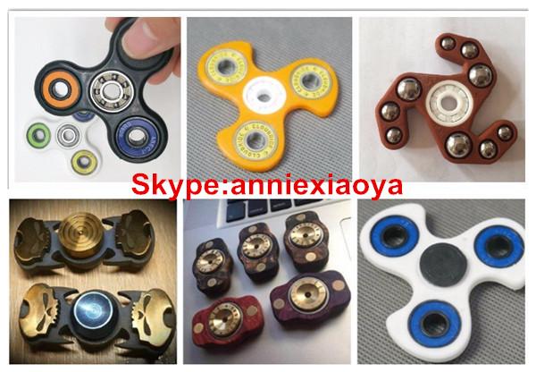 Tri-Spinner Fidgets Toys Zinc Alloy Hand Spinners Bearings 608 2017 New Design Office Toy Cheapest Price Zinc Alloy Hand