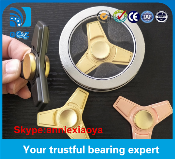 Tri-Spinner Fidgets Toys Zinc Alloy Hand Spinners Bearings 608 2017 New Design Office Toy Cheapest Price Zinc Alloy Hand