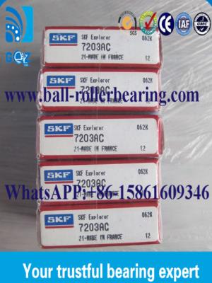 China Rolamento de Esferas de Contato Angular de Alta Precisão 7203AC / tamanho 17 * 40 * 1 2 mm à venda