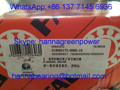 China F-809280.PRL Copper Cage Spherical Roller Bearing 809280 for Cement Mixer Reducer 100x165x52/65mm for sale