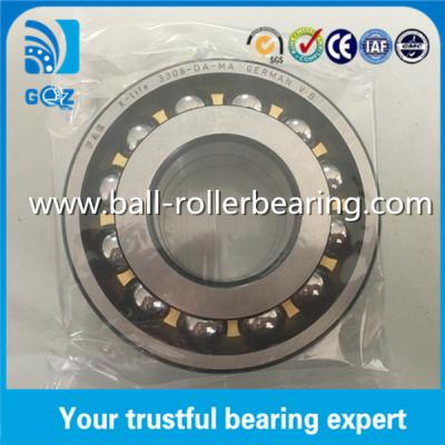 China Brass Cage Split Inner Ring FAG 3308-DA-MA Double Row Angular Contact Ball Bearing for sale