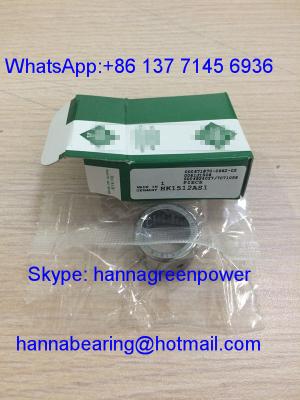 China HK1512-AS1 / HK1512 Open End Drawn Cup Needle Roller Bearing With Oil Hole , 15*21*12mm for sale