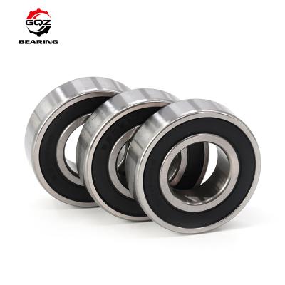 China GQZ 6205-2NSE Single Row Deep Groove Ball Bearing 25×52×15mm Double Contact NBR Rubber Sealed for sale