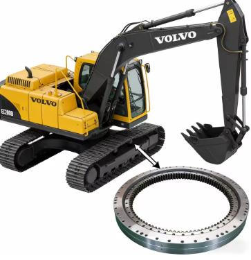China EC55 SWING GEAR EC55B SLEWING RING BEARING ECR88 SWIVEL TURNTABLE BEARING FOR V-O-L-V-O EXCAVATOR for sale