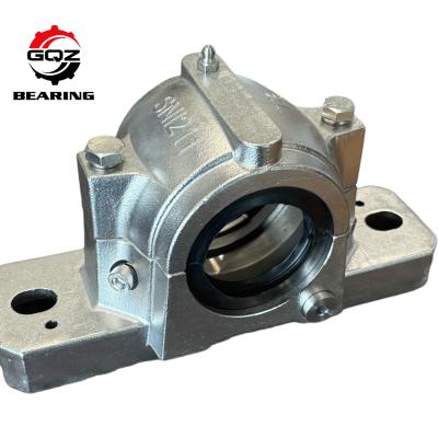China GQZ PREMIUM SN205 304 Stainless Steel Plummer Block Bearing Marine Anti-Salt Corrosion Pillow Block Bearing For Ship Vessel Deck Machinery for sale
