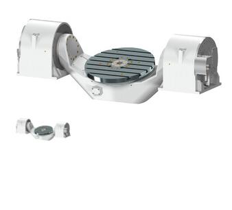 China Original HIWIN RAB‑800 Dual‑Support 2‑Axis Rotary‑Swivel Table Zero Backlash Water‑Cooled Torque Motor For Large Mold Aerospace Heavy Workpiece CNC Milling for sale
