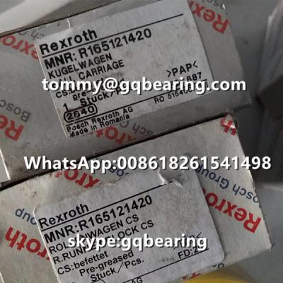 Cina Rexroth R165121420 Materiale in acciaio Tipo di flangia Lunghezza standard Altezza standard Blocco corridore in vendita