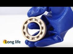 6007CE Deep Groove Ceramic Ball Bearings ISO9001 Certification 35 X 62 X 14 mm