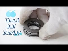 51104 Axial Load Thrust Ball Bearings Steel Cage 51104 Flat Thrust Bearing voor 20*35*10mm 51104