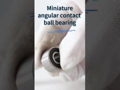30/7 2RS Miniature Angular Contact Ball Bearing 7x19x10 mm for Compact Precision Equipmen