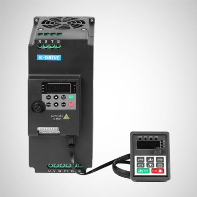 Cina Azionamento del motore a corrente alternata di frequenza variabile dell'invertitore di monofase di KD600S 220V 0.4KW-15KW in vendita