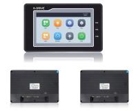 China 7 Inch Industrial HMI Touch Screen Plastic Material Multi Language Modbus CE RoHS for sale