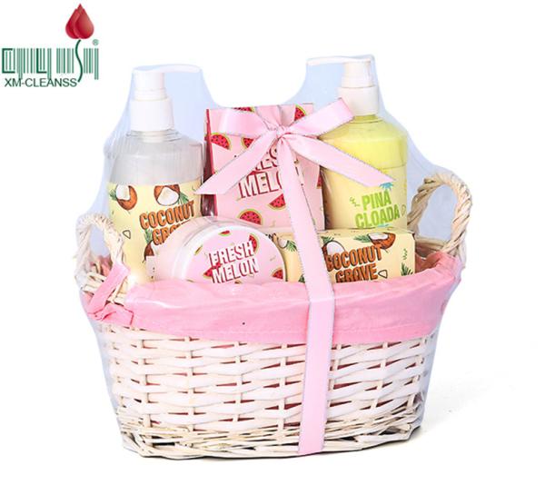 Cleansing Moisturizing Wholesale Beauty Body Care Body Wash Lotion Moisturizing Cleansing Scrub Bath Gift Set