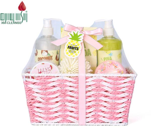 Cleansing Moisturizing Wholesale Beauty Body Care Body Wash Lotion Moisturizing Cleansing Scrub Bath Gift Set