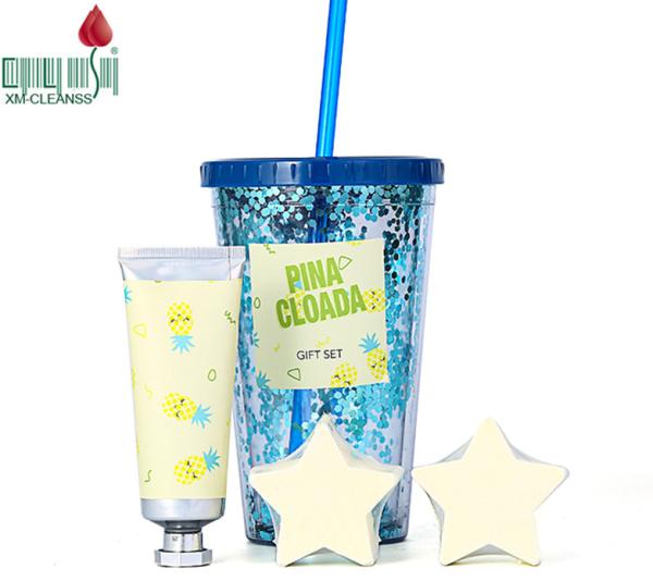Cleansing Moisturizing Wholesale Beauty Body Care Body Wash Lotion Moisturizing Cleansing Scrub Bath Gift Set