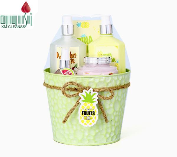 Cleansing Moisturizing Wholesale Beauty Body Care Body Wash Lotion Moisturizing Cleansing Scrub Bath Gift Set