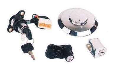 중국 오토바이 전기 부품 알루미늄 합금 잠금 세트 CB125T 판매용