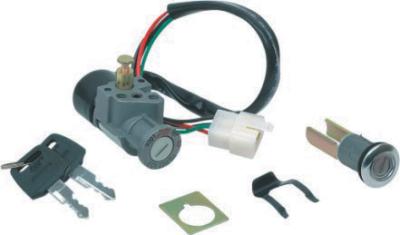 중국 오토바이 전기 부품 알루미늄 합금 잠금 세트 DY100 판매용