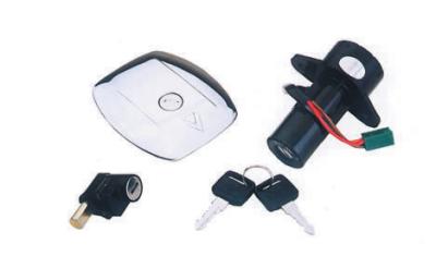 중국 오토바이 전기 액세서리 주황 합금 잠금 세트 GS125 판매용