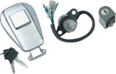 중국 오토바이 전기 부품은 주황 합금 잠금 세트 KN125 판매용