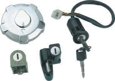 중국 오토바이 전기 부품 알루미늄 합금 잠금 세트 CG125 판매용