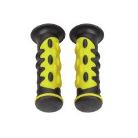 China Motor Controller System Handle Bar HA022 TPR Grips 7/8 Inch Black for sale