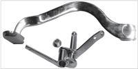 China 45# Carbon Steel Motorcycle Brake Levers with Chrome Plating - ISO/TS 16949 Certified, 6-Level Salt Spray Resistance for sale