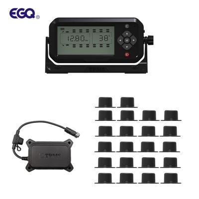 China Caminhão de advertência de baixa potência TPMS para entrada ACC de 22 rodas / saída RS232 à venda