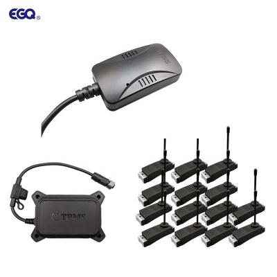 China 14-Wheel Truck Trailer TPMS with RS232 Receiver and Built-in Sensor for sale