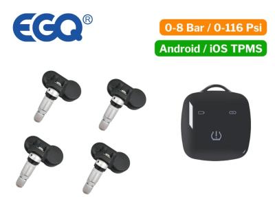 China Car BL8 Wireless Internal TPMS Sensor with Chargeable Receiver Keychain and Mobile APP Compatible with Android & IOS for sale