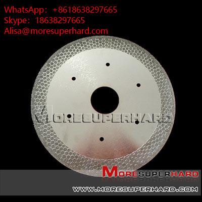 China Electroplated Diamond Cutting Blades & Discs    Alisa@moresuperhard.com for sale