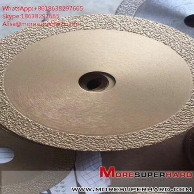 China vacuum brazed diamond saw blades Alisa@moresuperhard.com for sale