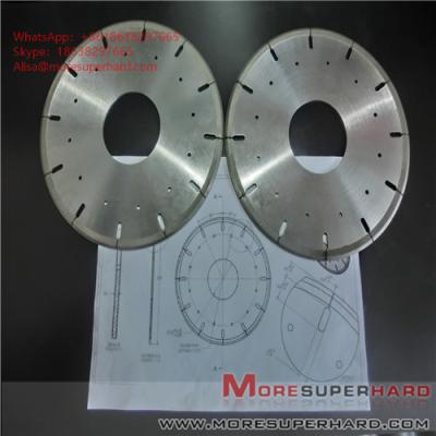 China Metal Bond Diamond Cutting Disc Glass Ceramics Tungsten Carbide Cut Off Wheels  ALisa@moresuperhard.com for sale