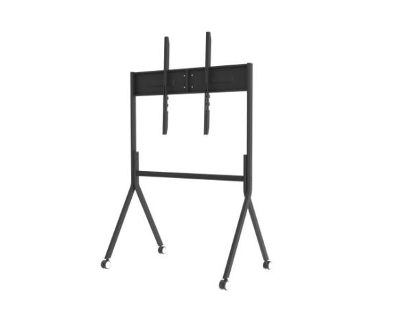 Quality 120in Steel Mobile TV Cart Rolling Tv Console RoHS With Locking Wheels Assembly for sale
