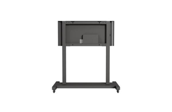Quality Heavy Duty Height Adjustable Steel TV Trolley Stand Vesa 600 X 900Mm for sale