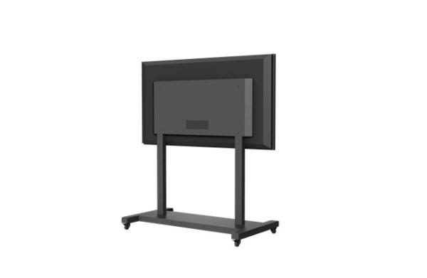 Quality Heavy Duty Height Adjustable Steel TV Trolley Stand Vesa 600 X 900Mm for sale