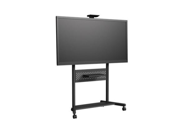 Quality Effortless Movement Mobile TV Cart  With Integrated Shelf For 65 - 86 Inch Screens for sale