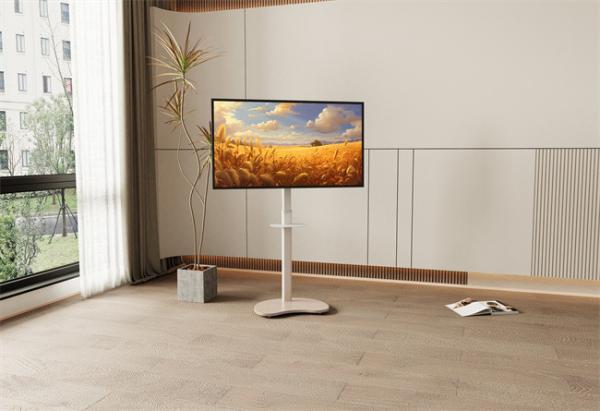 OEM ODM Mobile TV Stand TV Cart Su Caster E Ruota Per schermo LCD LED da 43 a 65 pollici