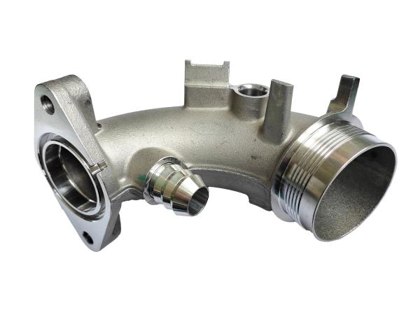 Quality Aluminum Alloy Permanent Mold Casting Precision Machining Elbow Pipe for sale