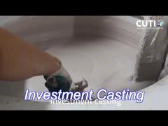 Conector de grande porte de aço carbono de fundição de investimento personalizado para queimador