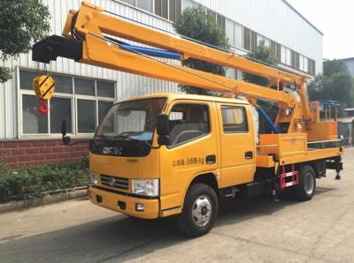 China 6 Wheels 15m	Aerial Platform Truck , Hydraulic Aerial Cage Truck for sale