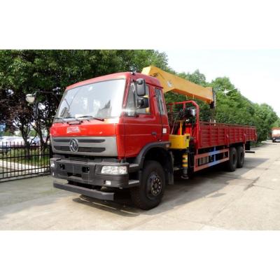China Foton 6*4 Truck Mounted Crane 10 Ton Truck Mounted Telescopic Boom Crane for sale