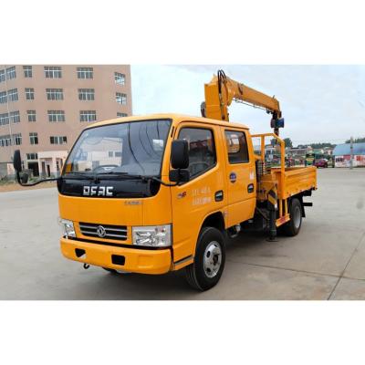 China Small Truck Mounted Cranes Dongfeng 2t Knuckle Boom Truck Crane With 3 Arms for sale