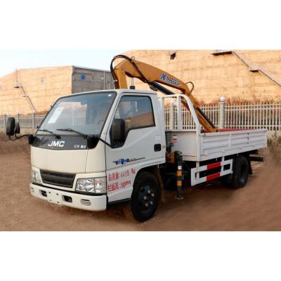 China Jmc/JAC 2ton 3tons Mini Truck Crane With Knuckle Folding Arm Crane for sale