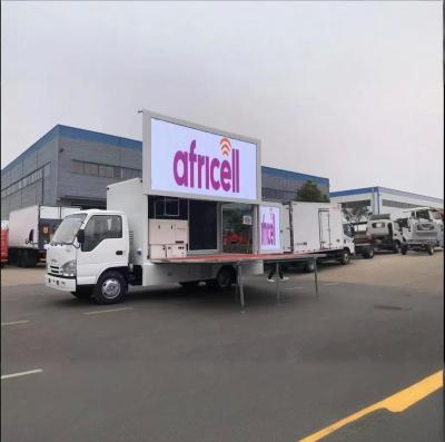 China Isuz U Outdoor Digital LED Advertising Billboard with Display Screen Truck LED Billboard Truck for sale