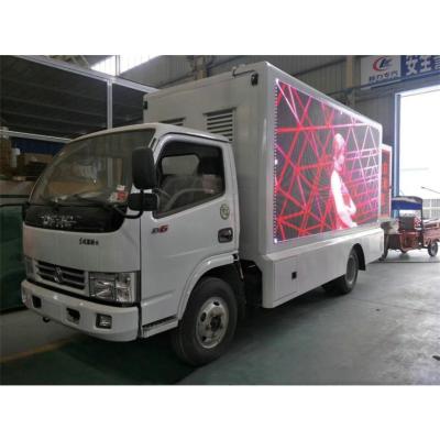 China Dongfeng LED Display Screen Billboard Advertisement Truck Lifting System for Optional LED Advertising Truck for sale